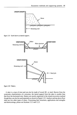 Chapter 3 excavation methods and lateral supporting systems | PDF