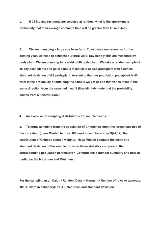 CHAPTER 3 EXERCISES (Set 2) | PDF