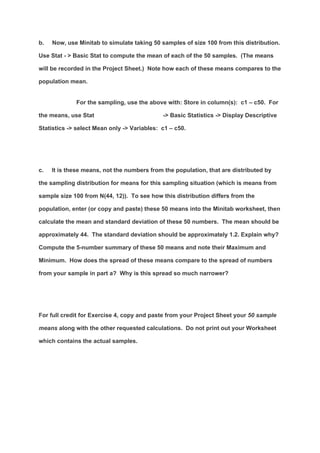 CHAPTER 3 EXERCISES (Set 2) | PDF