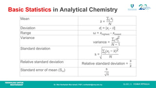 Chapter 3 Experimental Errors Statistics | PDF