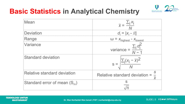 Chapter 3 Experimental Errors Statistics | PPT Chapter 3 Experimental Errors Statistics | PPT