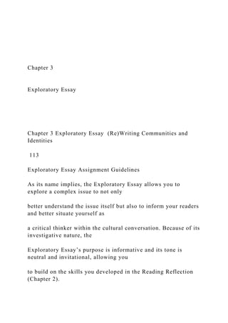 Chapter 3 Exploratory Essay Chapter 3 Exp.docx