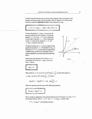 Chapter 3 exponential and logarithmic functions | PDF