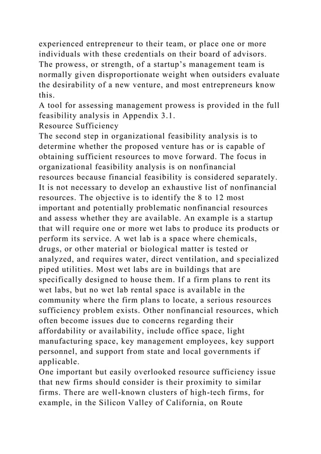 Chapter 3 Feasibility AnalysisIntroductionThis chapter focuses.docx