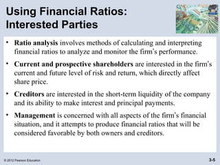 Chapter 3 financial statements and ratio analysis | PPT