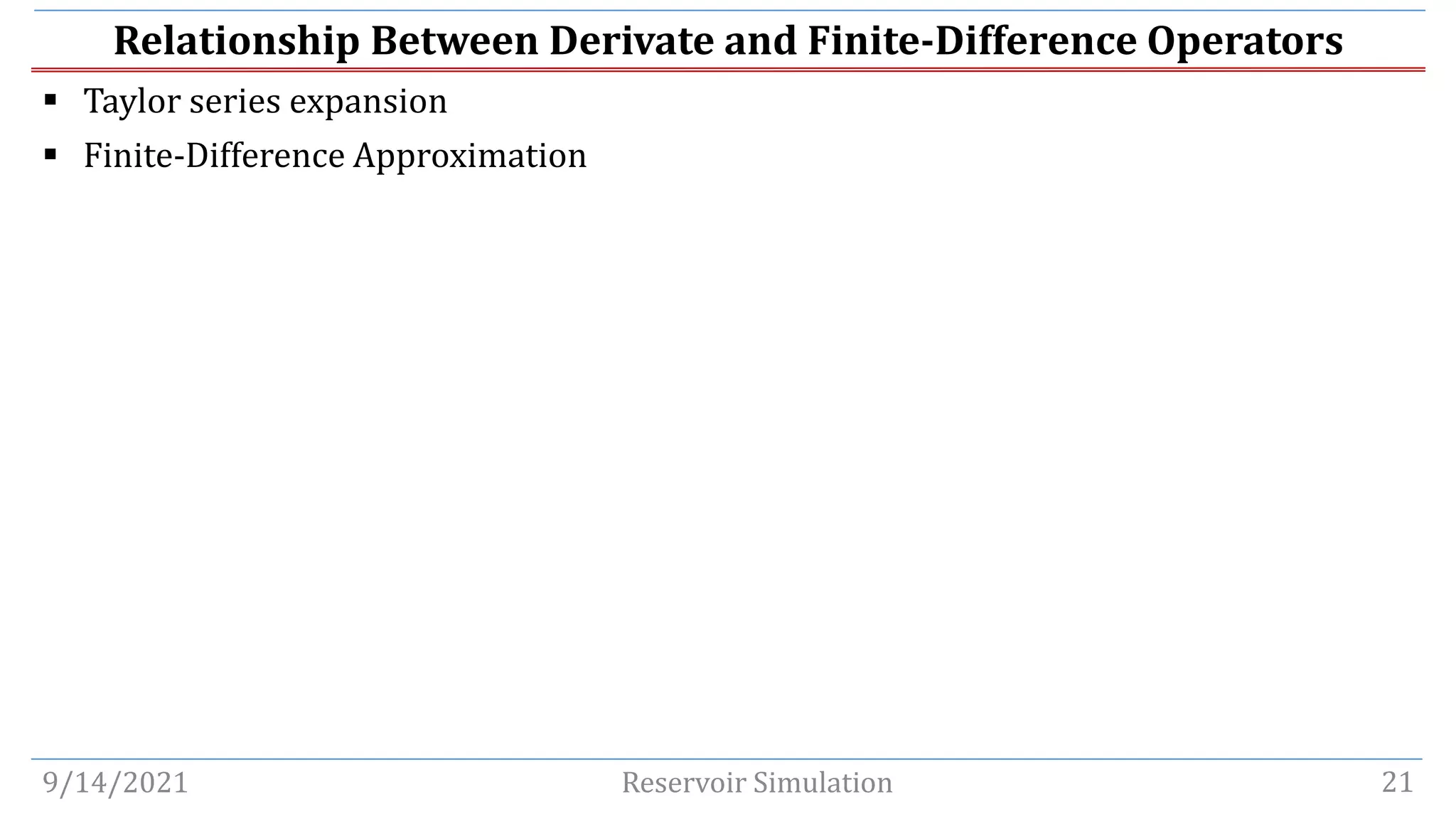 Chapter 3 Finite Difference Calculus Temporarily Ppt