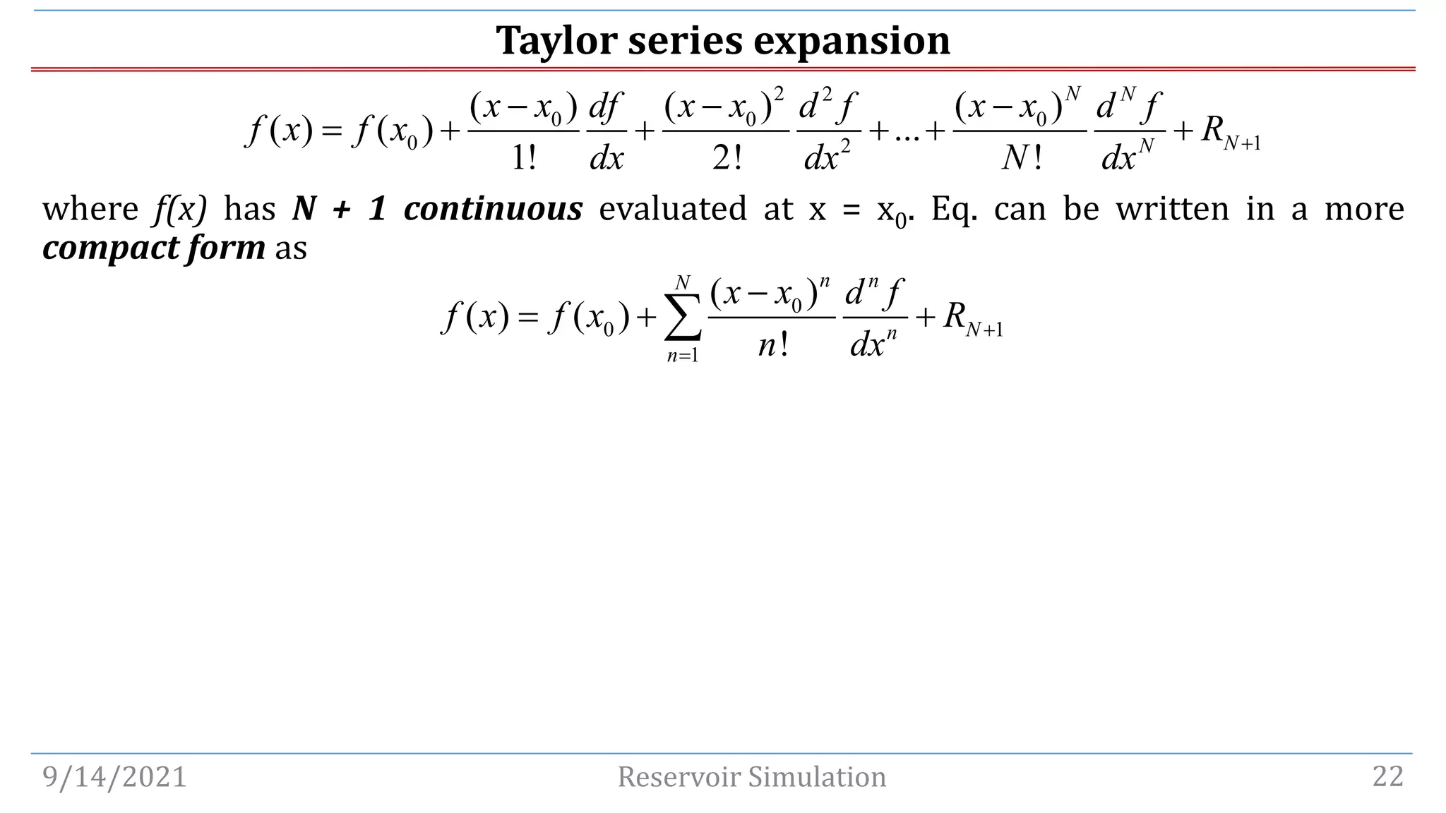 Chapter 3 Finite Difference Calculus Temporarily Ppt