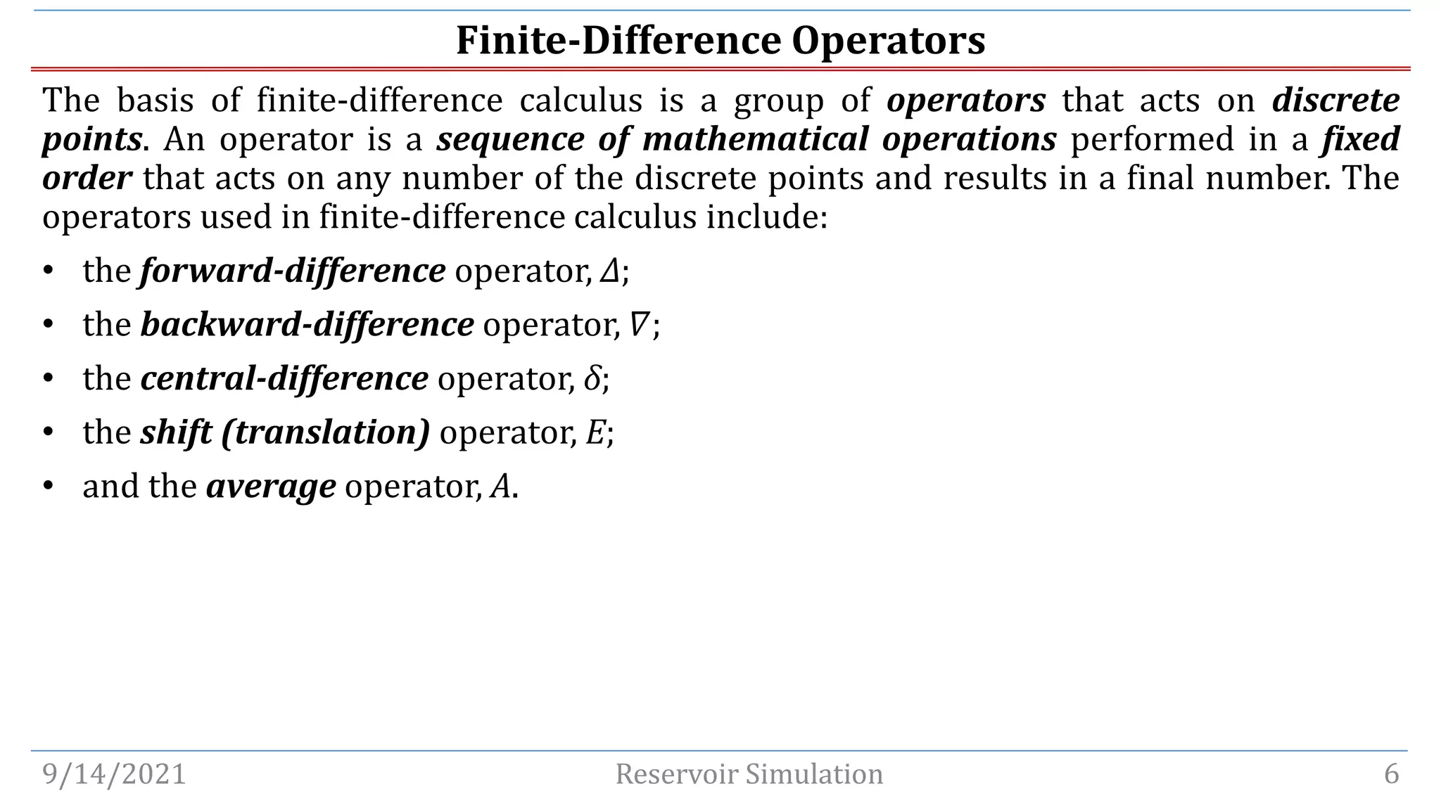 Chapter 3 finite difference calculus (temporarily) | PPT