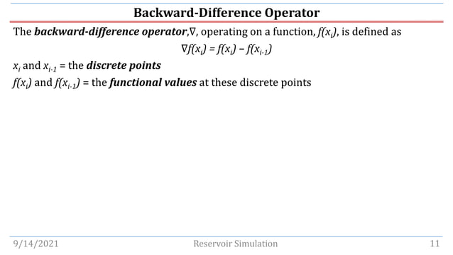 Chapter 3 finite difference calculus (temporarily) | PPT