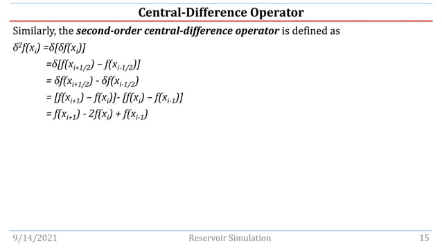 Chapter 3 finite difference calculus (temporarily) | PPT