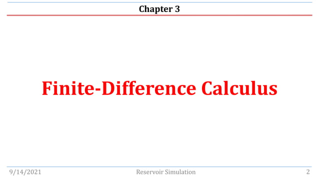 Chapter 3 finite difference calculus (temporarily) | PPT