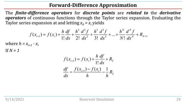 Chapter 3 Finite Difference Calculus Temporarily Ppt