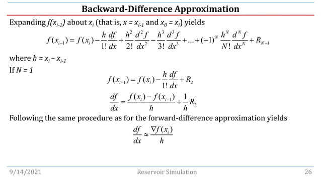 Chapter 3 finite difference calculus (temporarily) | PPT