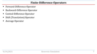 Chapter 3 finite difference calculus (temporarily) | PPT