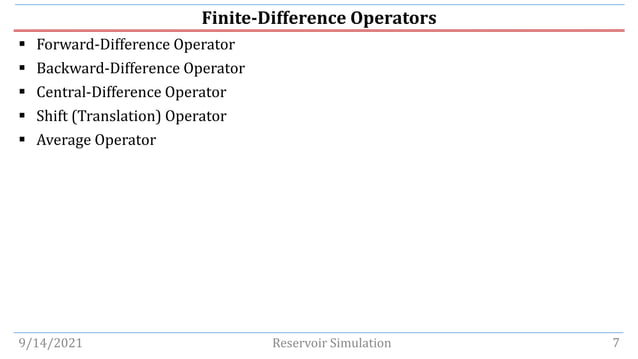 Chapter 3 finite difference calculus (temporarily) | PPT