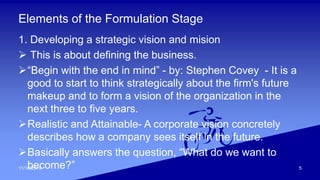 Chapter 3 formulating strategies | PPTX