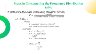 CHAPTER 3: FREQUENCY DISTRIBUTION ..pptx