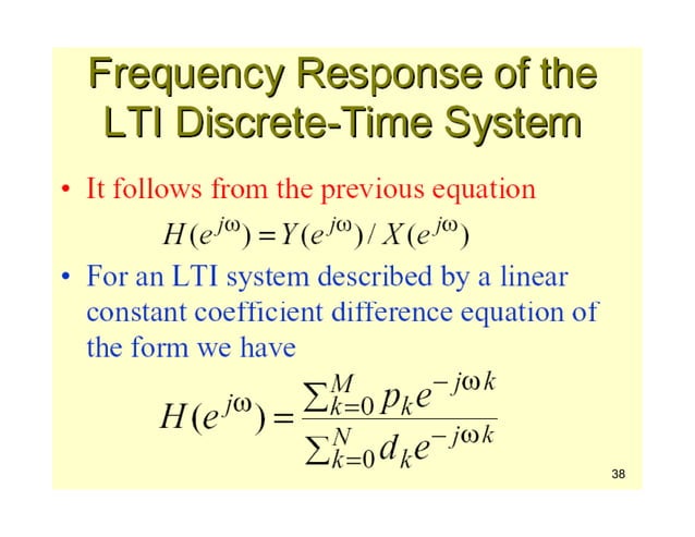 CHAPTER 3_LTI Discrete Time System In Transform Domain | PPT | Free Download
