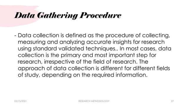 Qualitative Research Chapter 3 g11 Research Method and Procedures | PDF