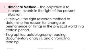 Qualitative Research Chapter 3 g11 Research Method and Procedures | PDF