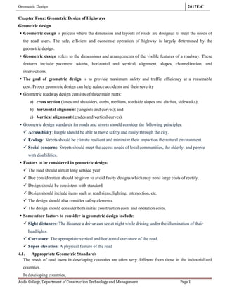 Chapter 3 Highway Geometric Design.docx