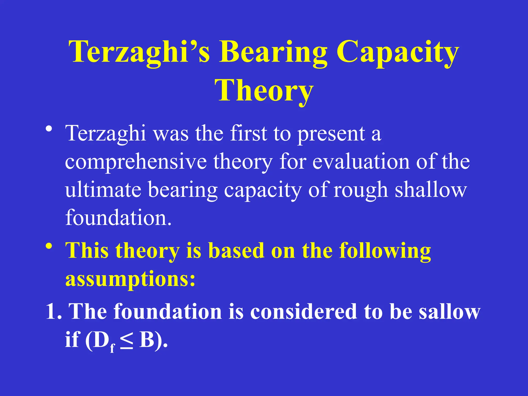 Chapter Three Geotechnical Engineering Design 1, Bearing Capacity of ...