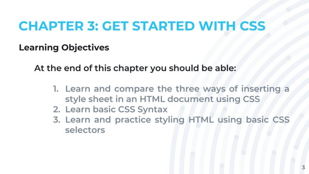 CHAPTER 3_ Getting Started with CSS Module | PPTX