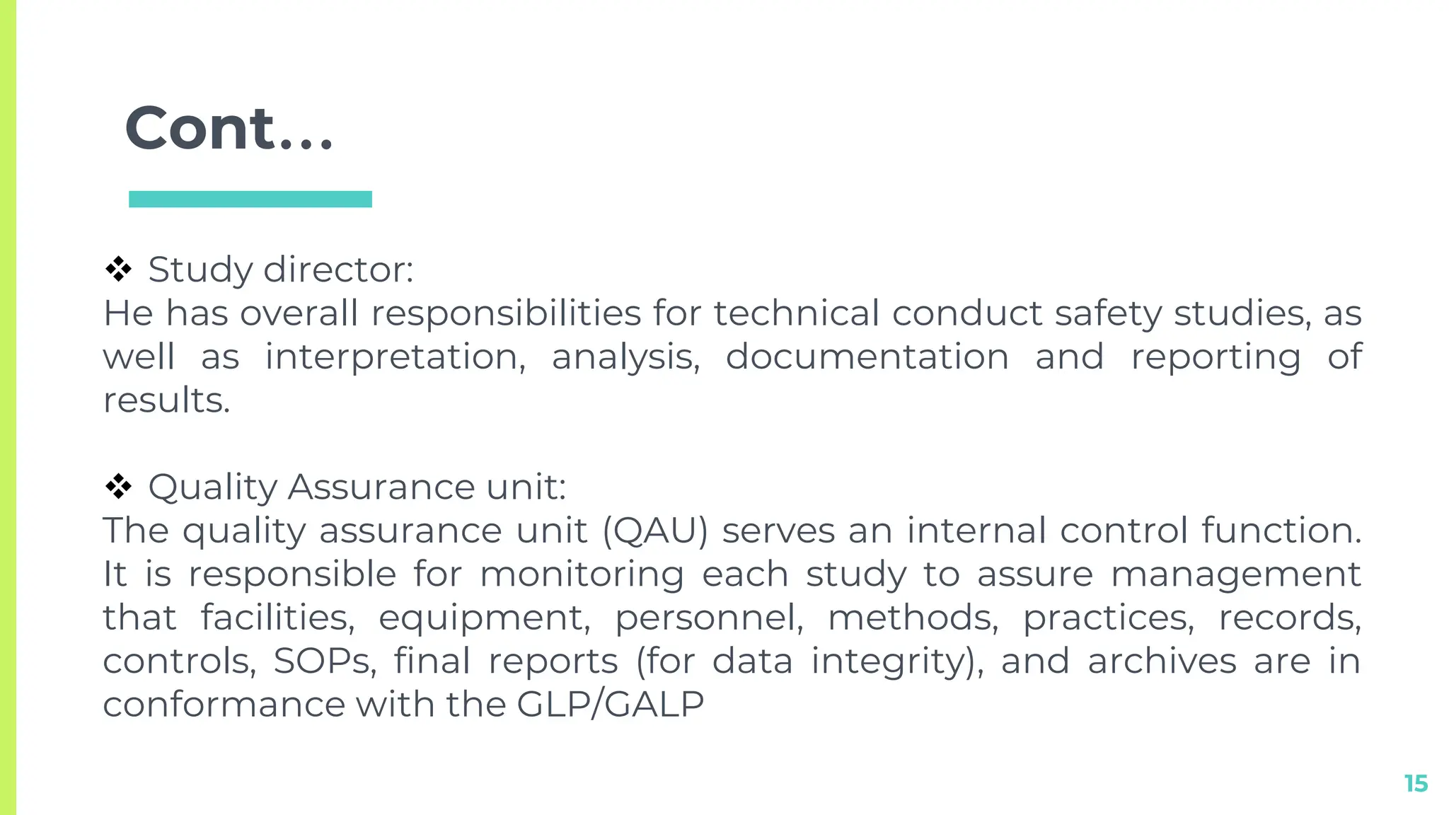 Good Laboratory Practices Pharmaceutical Quality Assurance | PPTX