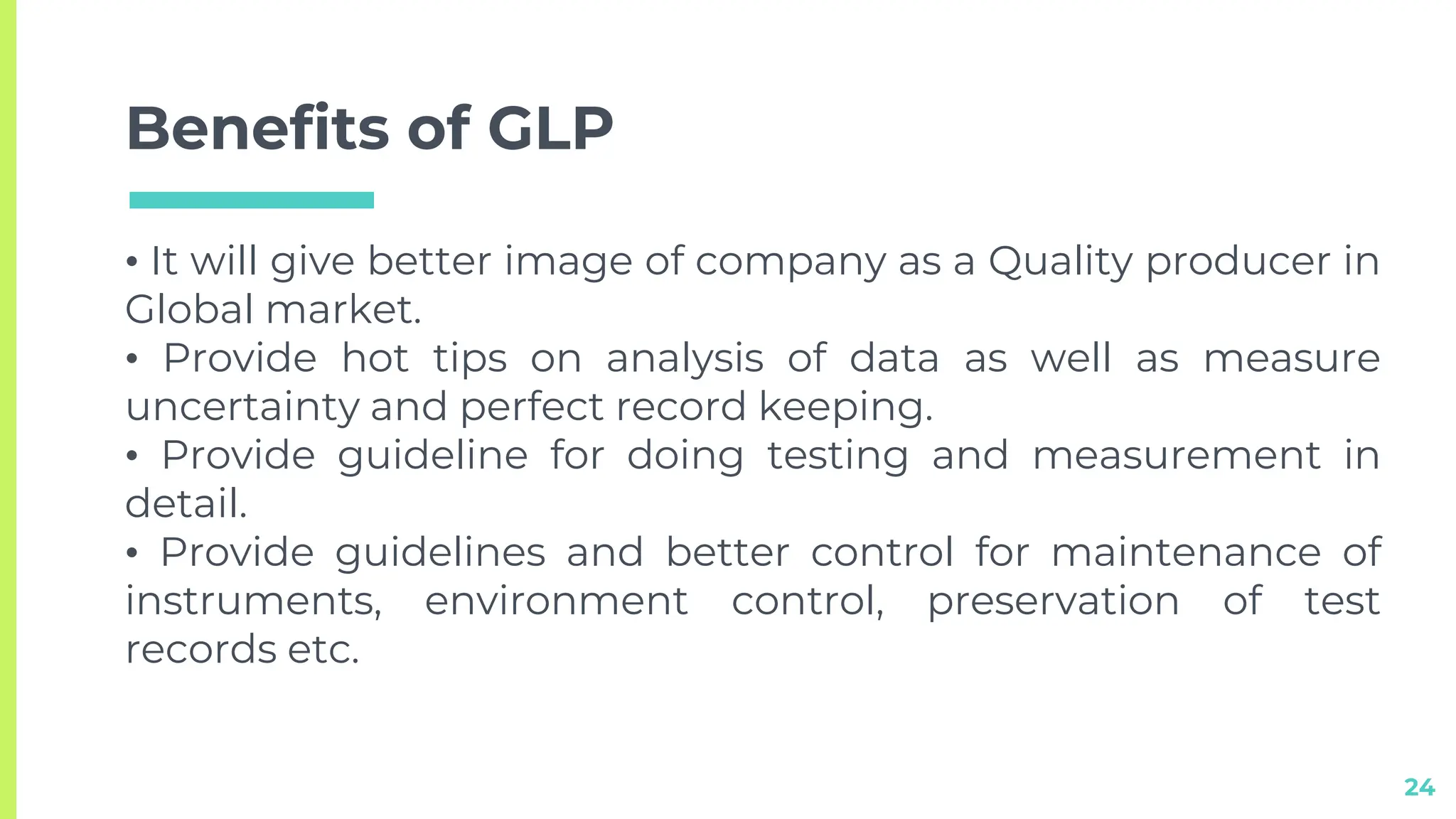 Good Laboratory Practices Pharmaceutical Quality Assurance | PPTX