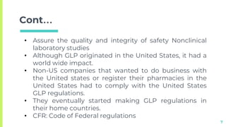 Good Laboratory Practices Pharmaceutical Quality Assurance | PPTX