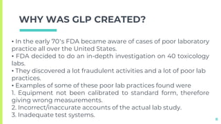 Good Laboratory Practices Pharmaceutical Quality Assurance | PPTX