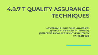 Good Laboratory Practices Pharmaceutical Quality Assurance | PPT