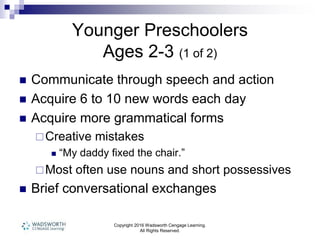Chapter 3 Preschool Years | PPT