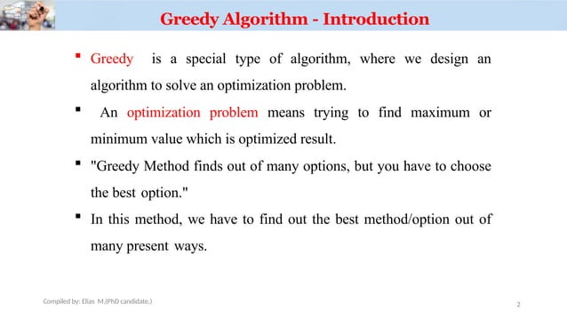 Algorithm analysis Greedy method in algorithm.pptx