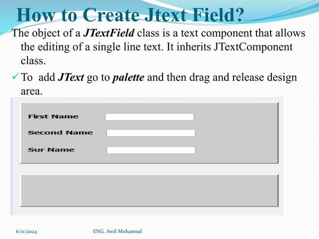 chapter 3 GUI Netbean graphic user .pptx | Programming Languages | Computing