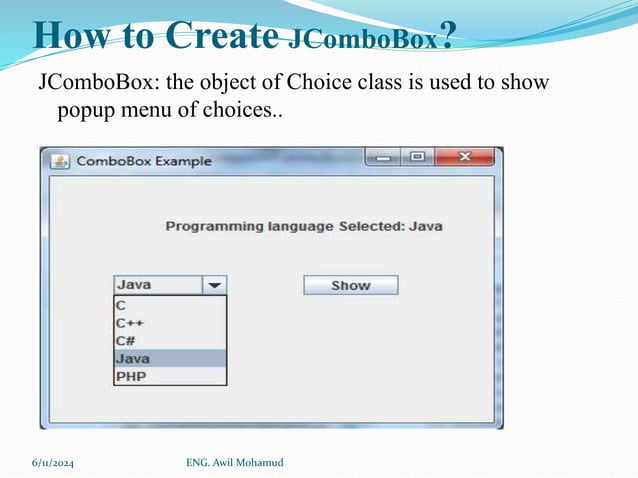 chapter 3 GUI Netbean graphic user .pptx | Programming Languages | Computing