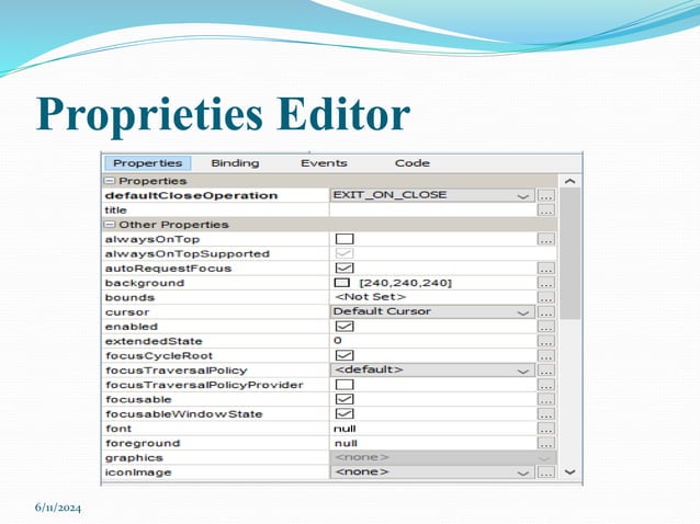 chapter 3 GUI Netbean graphic user .pptx | Programming Languages | Computing