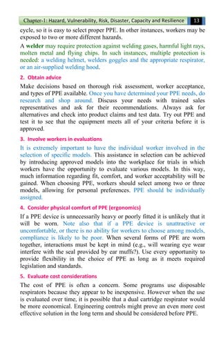 5203 Disaster and Climate Resilience, Occupational Health and Safety | PDF