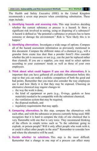 5203 Disaster and Climate Resilience, Occupational Health and Safety | PDF