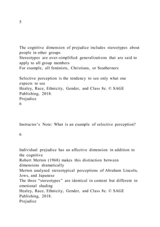 Chapter 3Healey, Race, Ethnicity, Gender, and Class 8e. | PDF