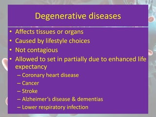 Chapter 3 health and diseases content slides part 3 | PPTX | Diseases ...