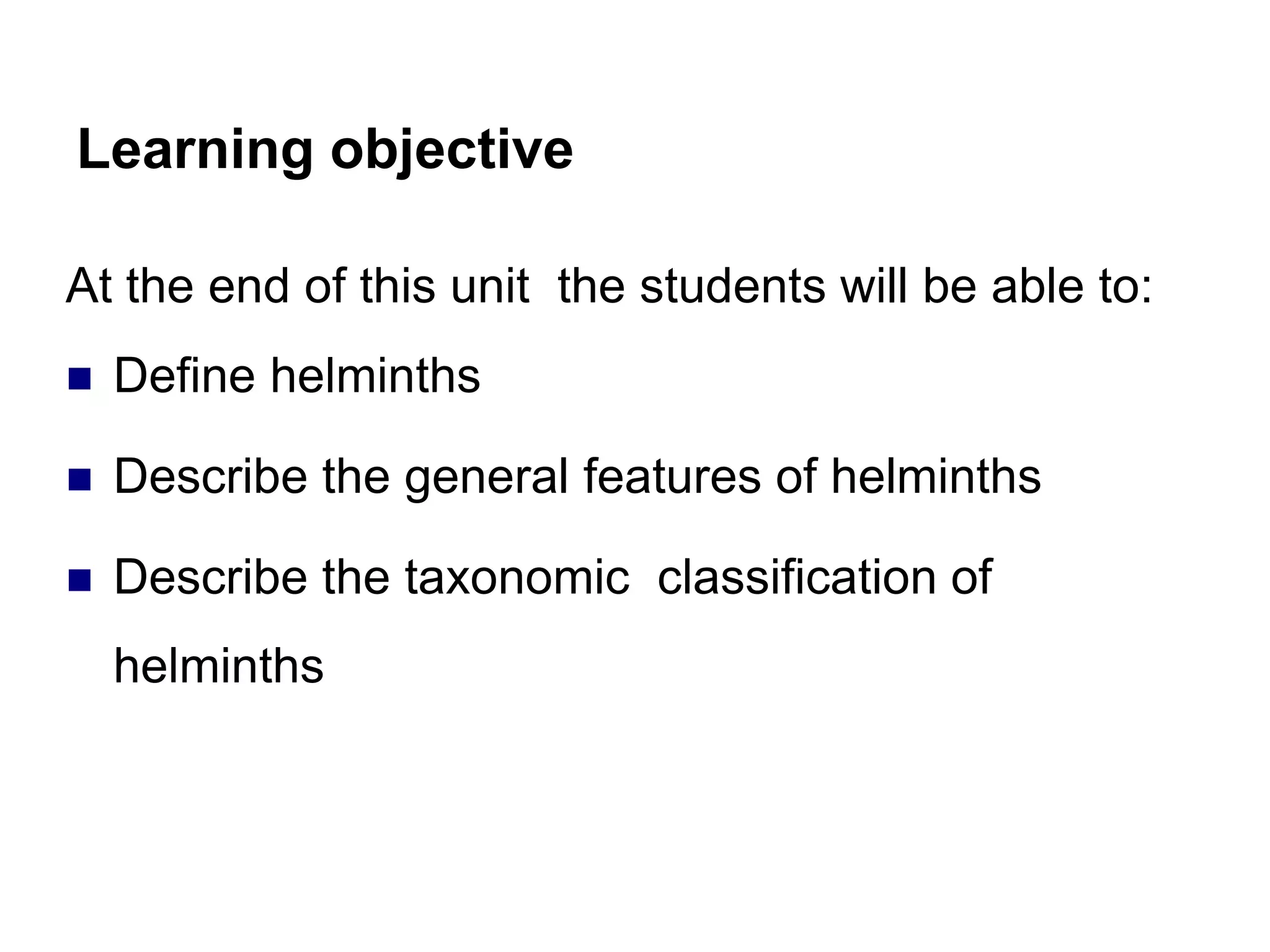 Helminthes | PPT