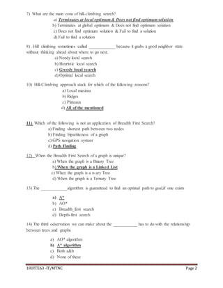 Chapter 3 heuristic search techniques | PDF