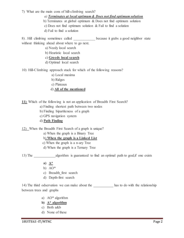 Chapter 3 heuristic search techniques | PDF