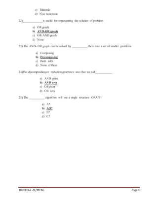 Chapter 3 heuristic search techniques | PDF