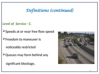 Chapter3 Highway Capacity and Level Of Service.pptx