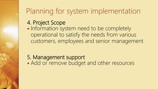 Chapter 3 hris planning | PPTX
