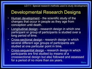 Study Of Human Development