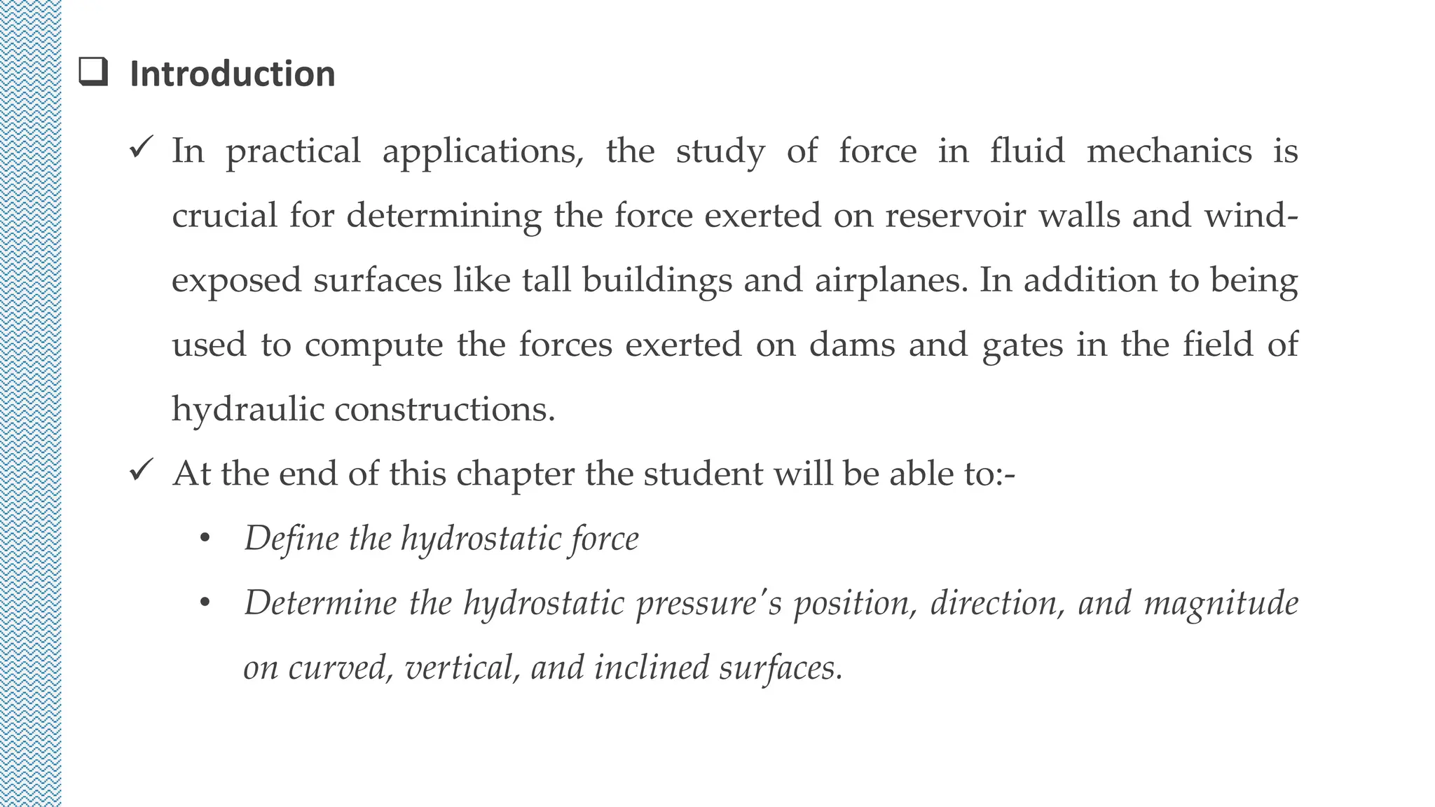 Hydrostatics of fluids_forces acting on the hydraulic structures.pdf | Physics | Science