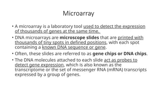 Transcriptomics(Microarray: Chip and Image Analysis).pptx